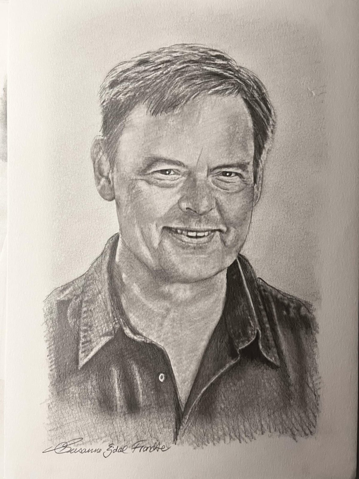 Ulf Pilgaard Portræt Tegning